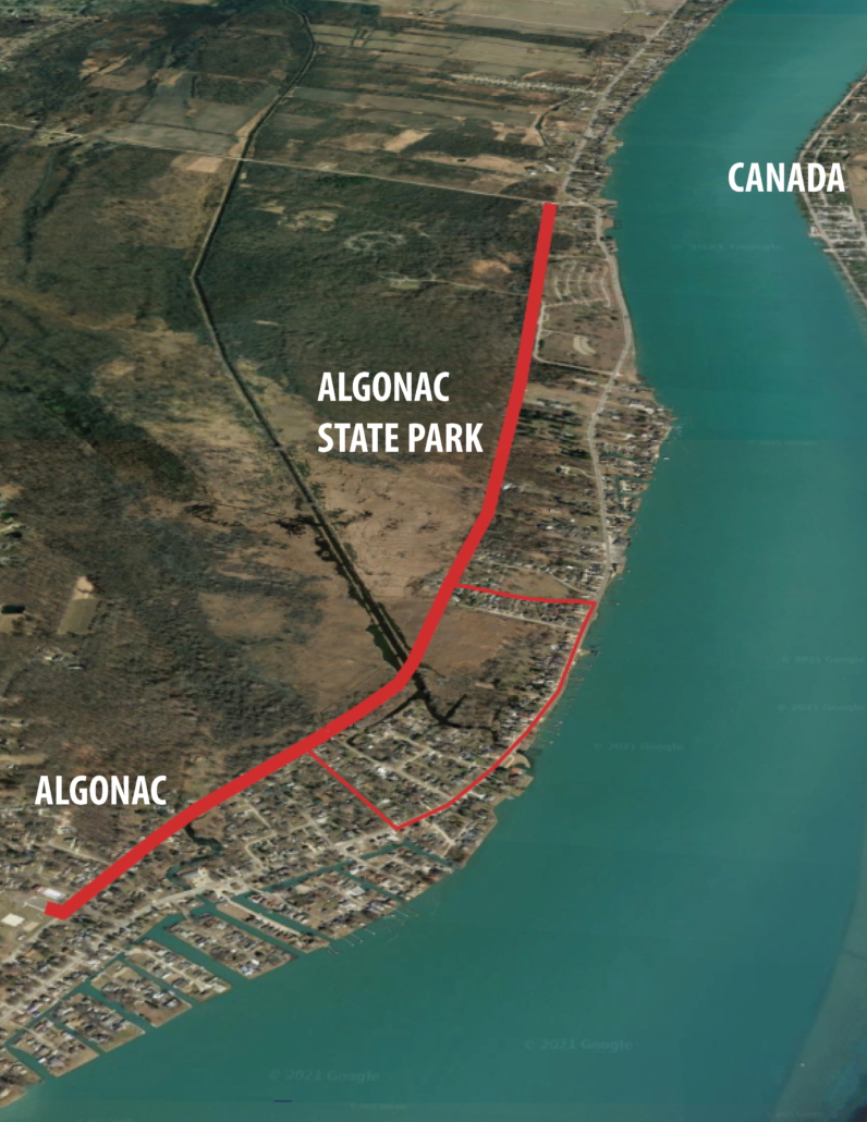 BikeRide_AlgonacStatePark - Bridge to Bay Trail